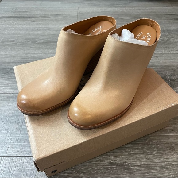Kork-Ease | Shoes | Nib Korkease Challis Natural Nude Mule Slip On ...